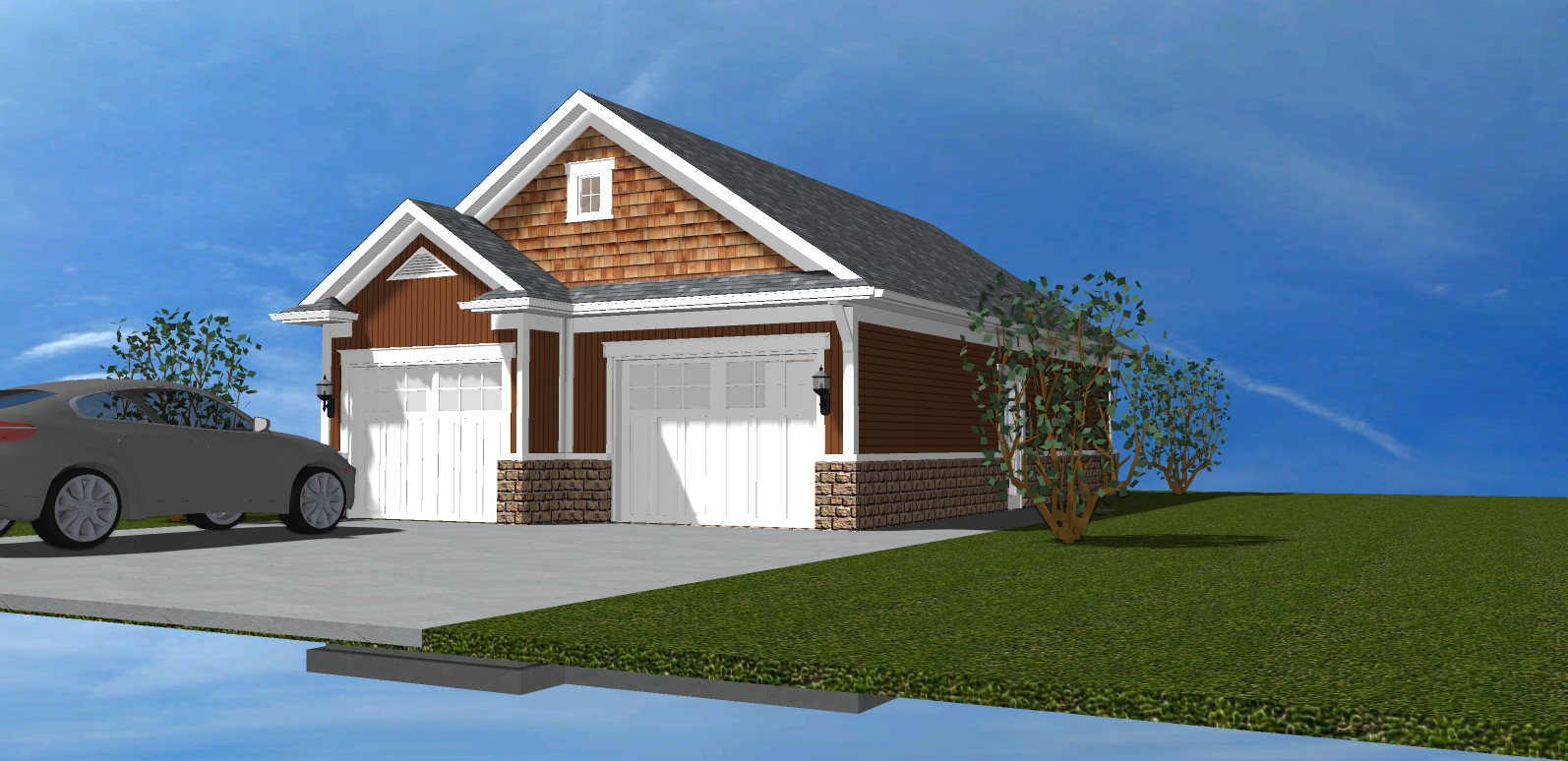 Elegant Custom Two-Car Garage in Burrillville, RI
